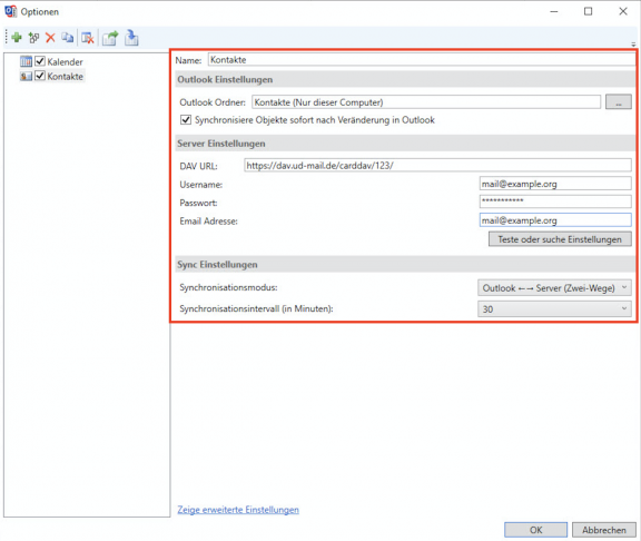 CardDAV mit Outlook synchronisieren | einfach erklärt | Help