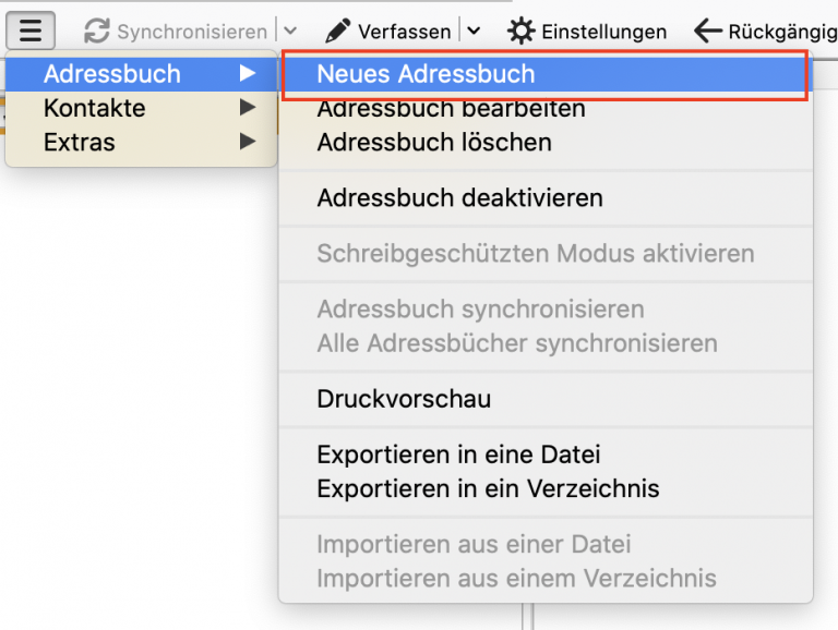 CardDAV Adressbuch Sync. mit Thunderbird | Anleitung | Hilfe